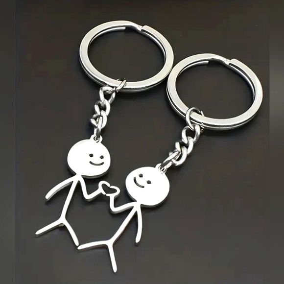 Other | New 2 Pc Heart Hands Keychain Set | Poshmark